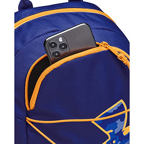 Under Armour Hustle Play Backpack, (486) Versa Blue/Rise/Bauhaus Blue, One Size Fits Most