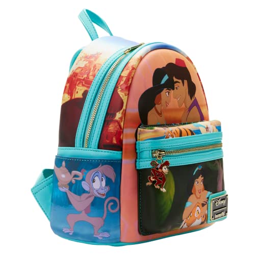 Loungefly Disney Aladdin Jasmine Princess Scenes Double Strap Shoulder Bag