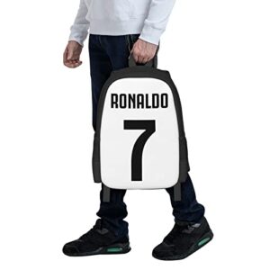 Ronaldo #7 Cr7 Adult Youth Backpacks Student Bag Laptop Bag Bookbag Usb Backpack For Daily