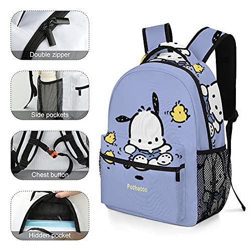 Poch-acco backpack knapsack withe side pokect large suitable for Men women ​hiking camping picnic