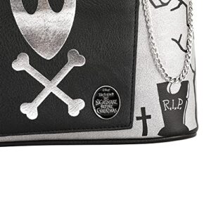 Nightmare Before Christmas Zero Graveyard Metallic Mini Backpack with Removable Coin Pouch