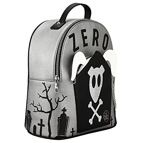 Nightmare Before Christmas Zero Graveyard Metallic Mini Backpack with Removable Coin Pouch