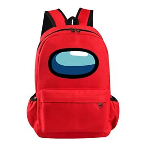 itsuki nakano boys backpack for school 17 inch, us gamer backpacks laptop backpack bookbag travel back pack lightweight waterproof for student work casual daily use (red)