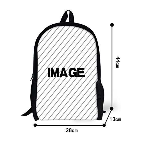 Coloranimal Custom Your Own Image Teens Girls Boys School Backpacks Large Capacity Shoulder Book Bags