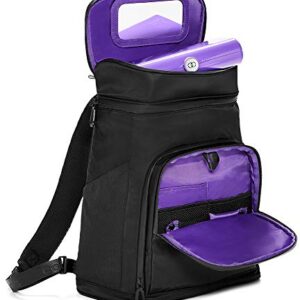 Caboodles Active by Simone Biles MVP Beauty Pack, Gym Bag with Padded Computer Compartment, Black, (Model: CAB60000A)