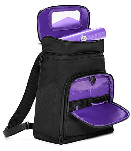 Caboodles Active by Simone Biles MVP Beauty Pack, Gym Bag with Padded Computer Compartment, Black, (Model: CAB60000A)