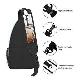 Cat Mini Sling Bag For Women Crossbody Shoulder Backpack Chest Bags Water Resistant Travel Hiking Casual Daypack