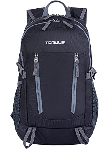 TOMULE 25L Small Hiking Backpack Travel Daypack, Water Resistant Packable Camping Bike Backpack for Women Men