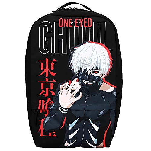 Anime Tokyo Ghoul Graphic Print Backpack with Laptop Pocket