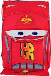 pixar cars lightning mcqueen shape 16 inch large school backpack