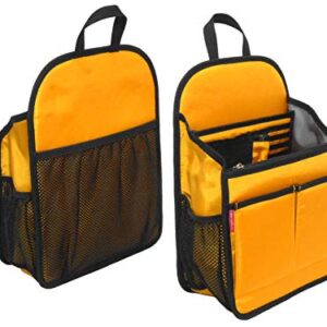 Insert organizer for casual and fashion backpack (L) (Deep Yellow)