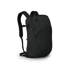 osprey men’s apogee laptop backpack, black, one size