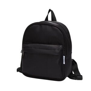 bighas lightweight mini kids backpack with chest strap for preschool kindergarten boys and girls 3-6 years old 21 colors (black)