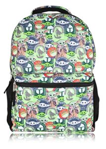 star wars baby yoda mandelorian backpack | officially licenced yoda backpacks for school, boys, girls, or adults