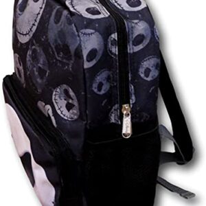 Nightmare Before Christmas 12in Backpack Jack Face All Over Small NBC Bag