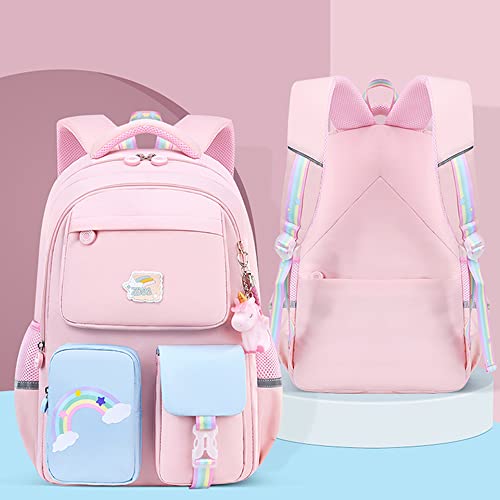 Girls Backpack Kawaii Backpack Cute School Bag with Cute Accessories for Teen Girls