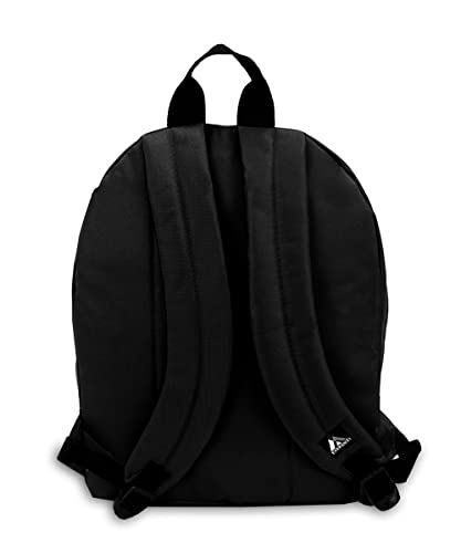 Everest Vintage Backpack, Black, One Size