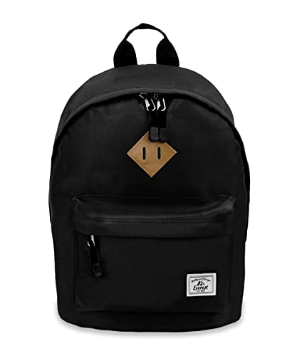 Everest Vintage Backpack, Black, One Size