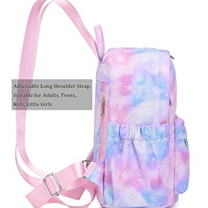 JIANYA Mini Backpack Girls Women Small Backpack Purse Fashion Tie-dye Travel Bag