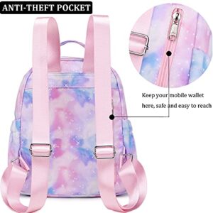 JIANYA Mini Backpack Girls Women Small Backpack Purse Fashion Tie-dye Travel Bag