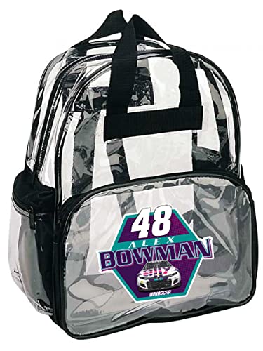 R and R Imports NASCAR #48 Alex Bowman Clear Backpack-NASCAR Backpack-NEW for 2022