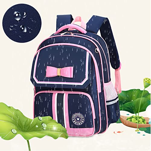 2PCS Pretty Princess Girls Preschool Backpack Set,Kids Elementary Primary Students Bookbag Knapsack for Girls