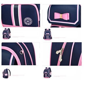 2PCS Pretty Princess Girls Preschool Backpack Set,Kids Elementary Primary Students Bookbag Knapsack for Girls