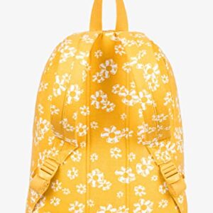 Roxy Women's Sugar Baby Canvas Backpack, Yolk Yellow Flower Power Ditsy, 1SZ