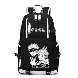 go2cosy anime jujutsu kaisen backpack daypack student bag school bag bookbag shoulder bag