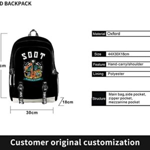 Wilbur Soot Merch Backpack Oxford School Bag Teenager Child Bag Travel Backpack (1)