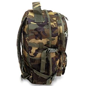 Everest Oversize Woodland Camo Backpack, Camouflage, One Size,C3045R-CAMO