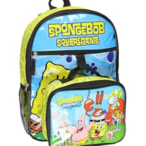 Nickelodeon SpongeBob SquarePants Characters Squidward Patrick Mr. Krabs Sandy Plankton Gary 5 PC Backpack Lunchbox Icepack Water Bottle