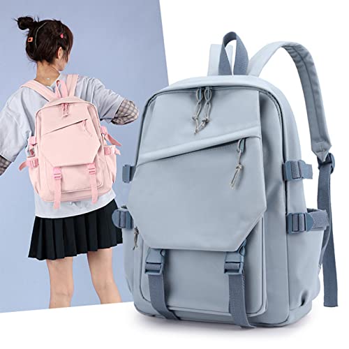 YANGLIU Lightweight School Bag College Solid Color Laptop Backpack for Book Notebook for Men Women Travel bag Bookbag for Boy Girls