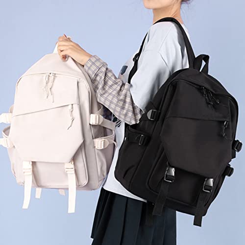 YANGLIU Lightweight School Bag College Solid Color Laptop Backpack for Book Notebook for Men Women Travel bag Bookbag for Boy Girls