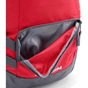 Under Armour Storm Hustle II Backpack, Red (600)/Silver, One Size Fits All