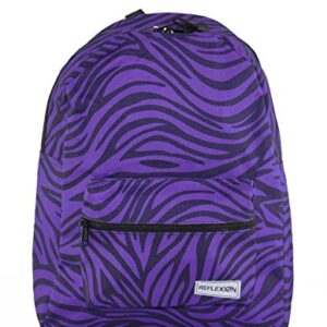 Outdoor Colorful Backpack (Purple Zebra)