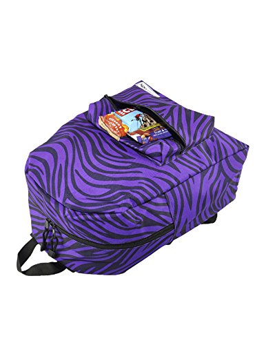 Outdoor Colorful Backpack (Purple Zebra)