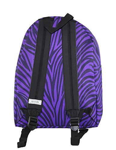 Outdoor Colorful Backpack (Purple Zebra)