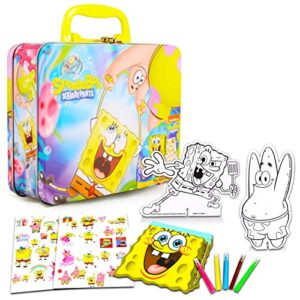 Spongebob Backpack with Lunch Box Set - Bundle with Spongebob Squarepants Backpack for Kids, Spongebob Lunch Box, Stickers, Stationery, Water Bottle, More | Spongebob Backpack