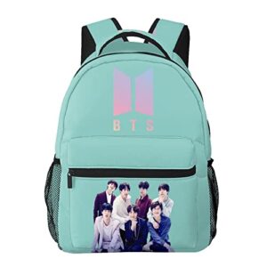 kpop backpack travel hiking canvas daypack campus school bag for boy girls