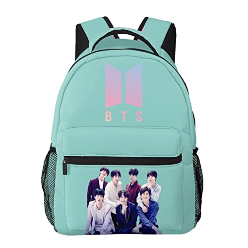 Kpop Backpack Travel Hiking Canvas Daypack Campus School Bag For Boy Girls