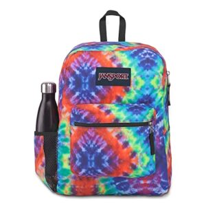 jansport js0a47lw9tc cross town red/multi hippie days