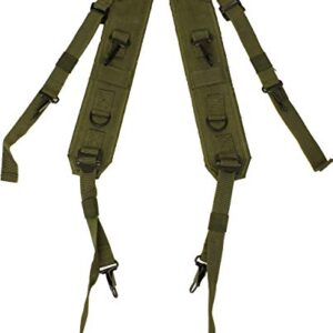 Army Universe Olive Drab Combat H Style LC-1 Military Suspenders Load Bearing Harness Backpack Straps