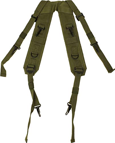 Army Universe Olive Drab Combat H Style LC-1 Military Suspenders Load Bearing Harness Backpack Straps