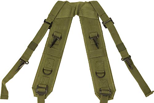 Army Universe Olive Drab Combat H Style LC-1 Military Suspenders Load Bearing Harness Backpack Straps