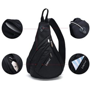 TINYAT Sling Bag Sport Rucksack Chest Bag Travel Casual Crossbody Shoulder Bag for Camping Gym Cycling Biking T509