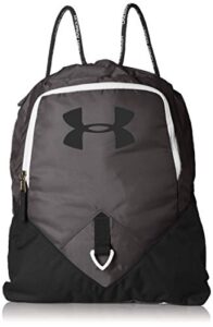 under armour undeniable sackpack, graphite (040)/white, one size fits all