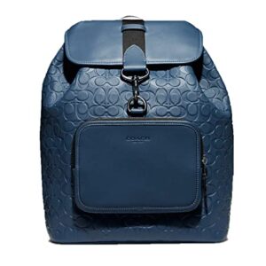 COACH Men's Sullivan Backpack (Signature Leather - Denim)