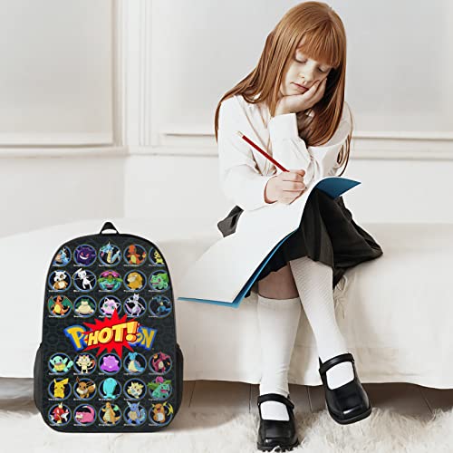 CREXY Anime Backpack Anime Fans Bookbag Travel Bag Lightweight Daypack For Boy And Girl Large Capacity Travel Bag Backpacks