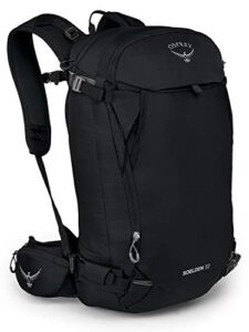 osprey soelden 32 men’s ski backpack, black, black, one size